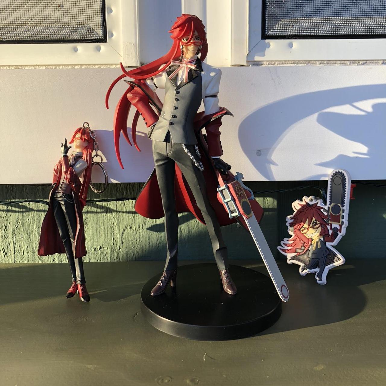 ON HOLD 💥GRELL SUTCLIFF SEGA FIGURE + SMALL GRELL... - Depop