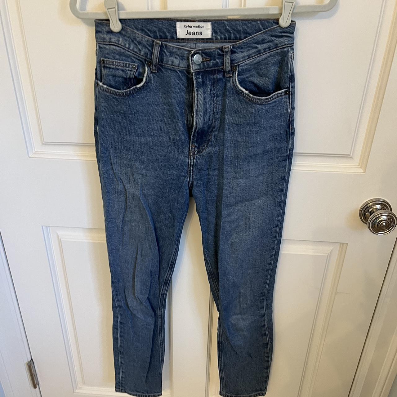 Too tight but perfect ref pants! Skinny high crop... - Depop