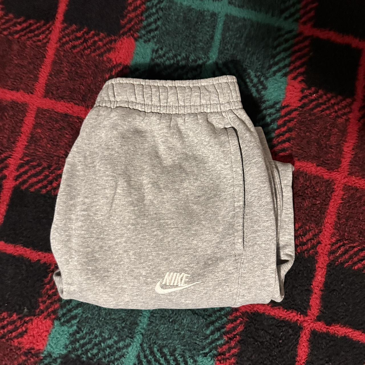 Grey Black Tag Nike Sweats - Depop