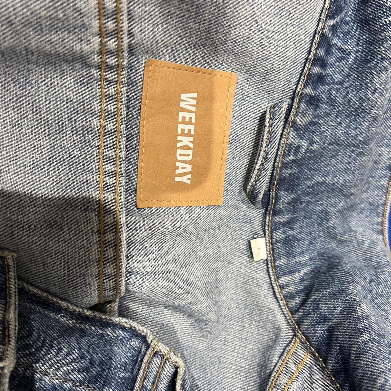 Weekday denim jacket in v good condition size... - Depop