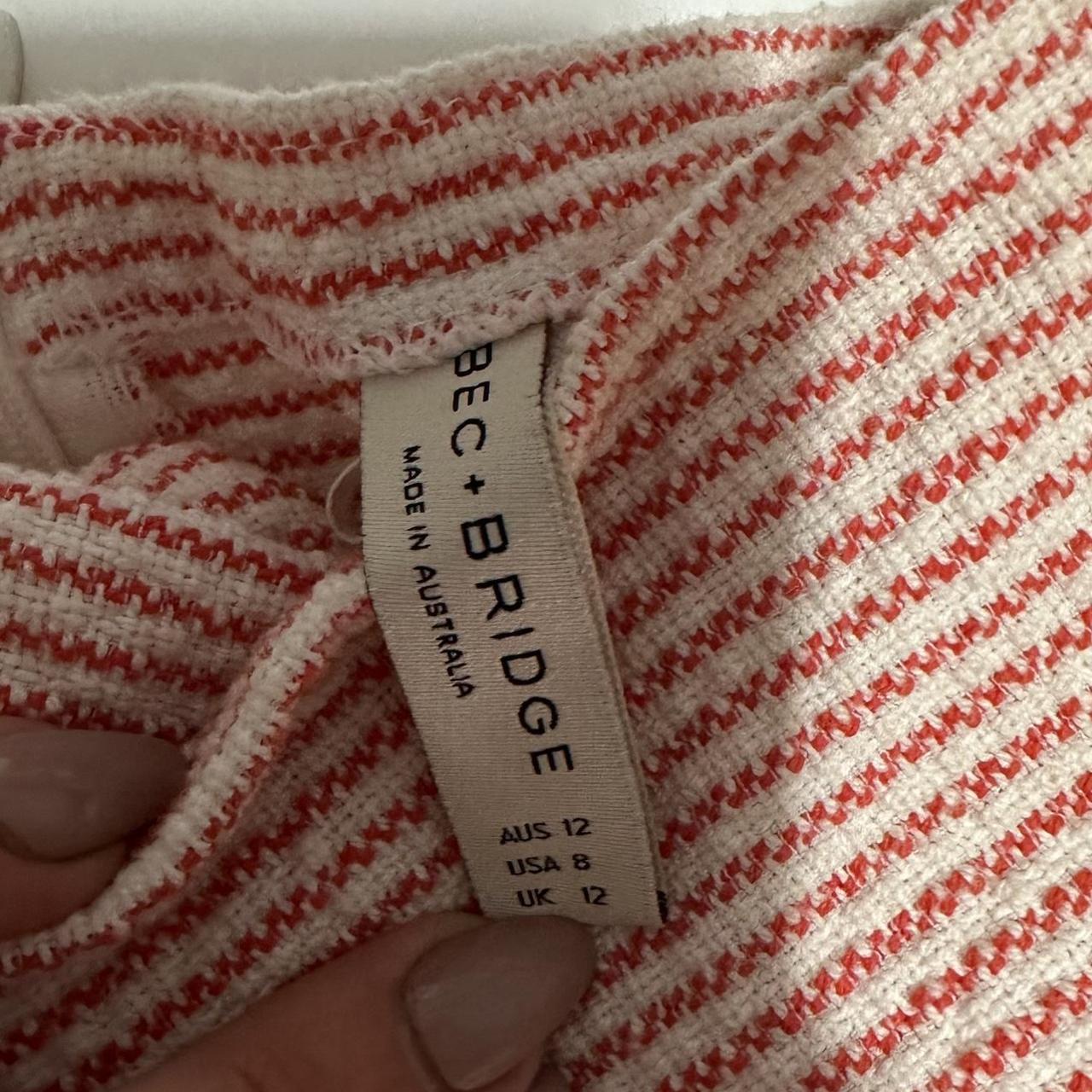 Bec and bridge peaches and cream mini dress - Depop