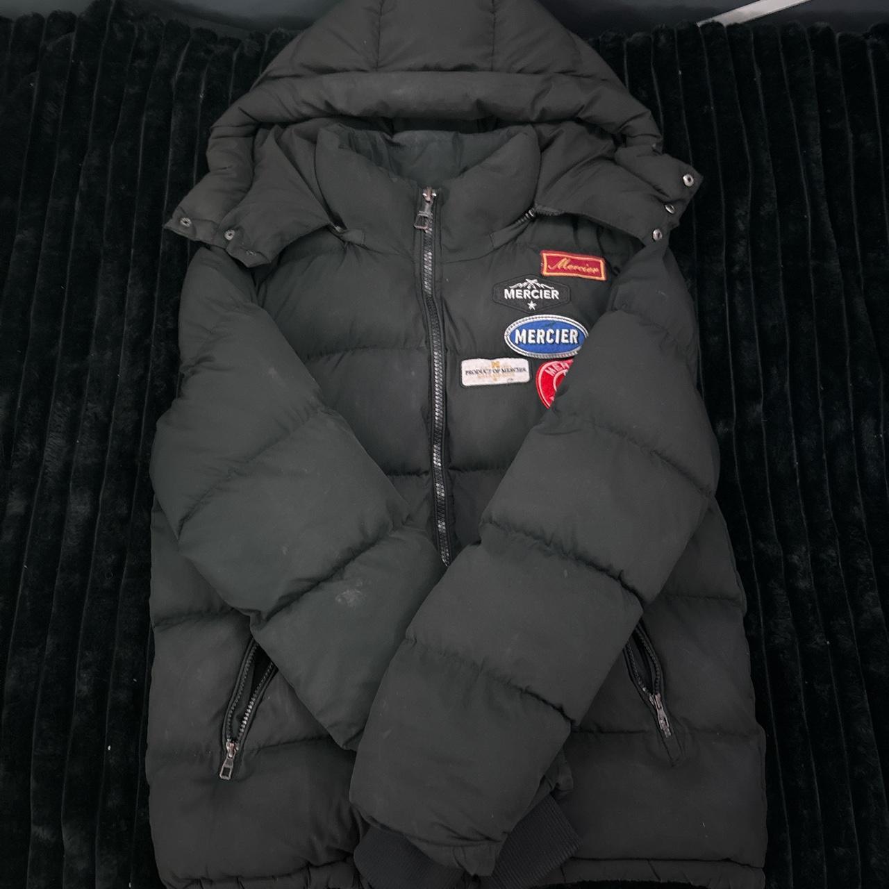 Black, mercier puffer coat, ACCEPTING OFFERS - Depop