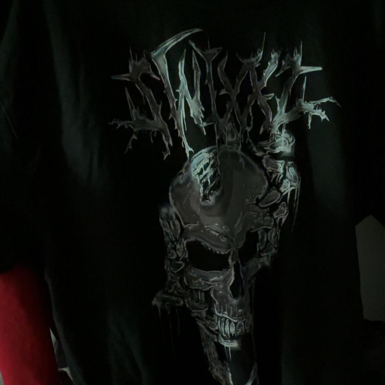 black skull tee ‼️ ive never worn but i took the tag off - Depop
