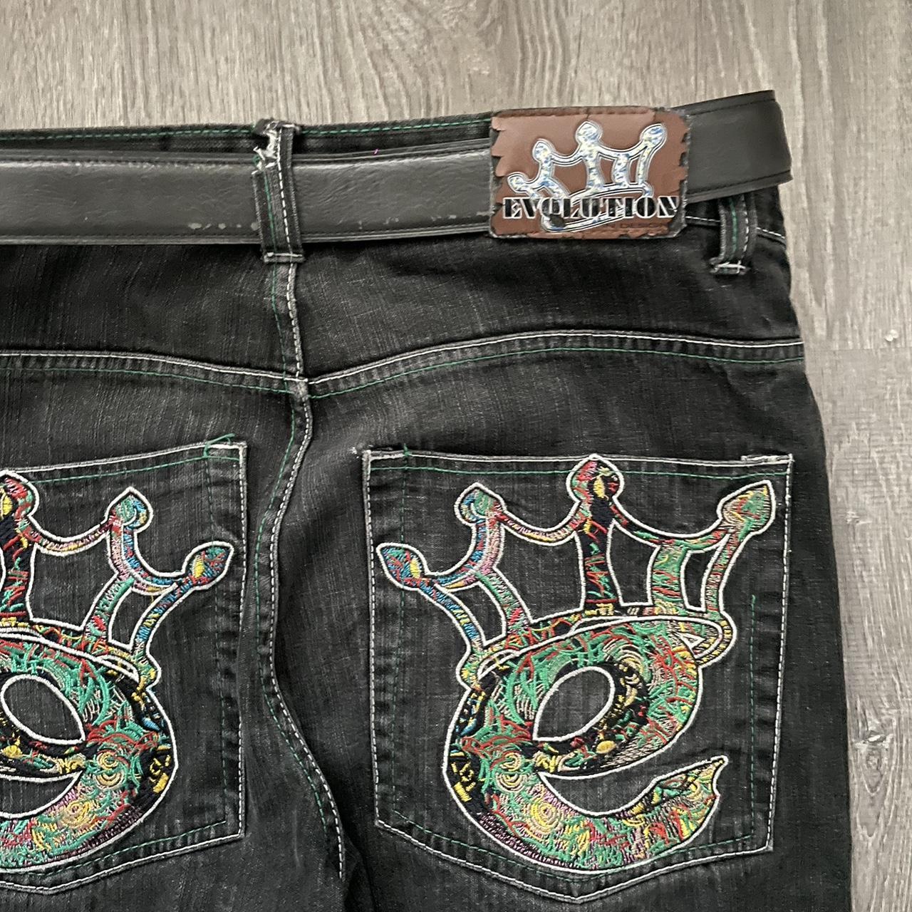 Baggy evolution in design jeans vintage y2k, rare to... - Depop