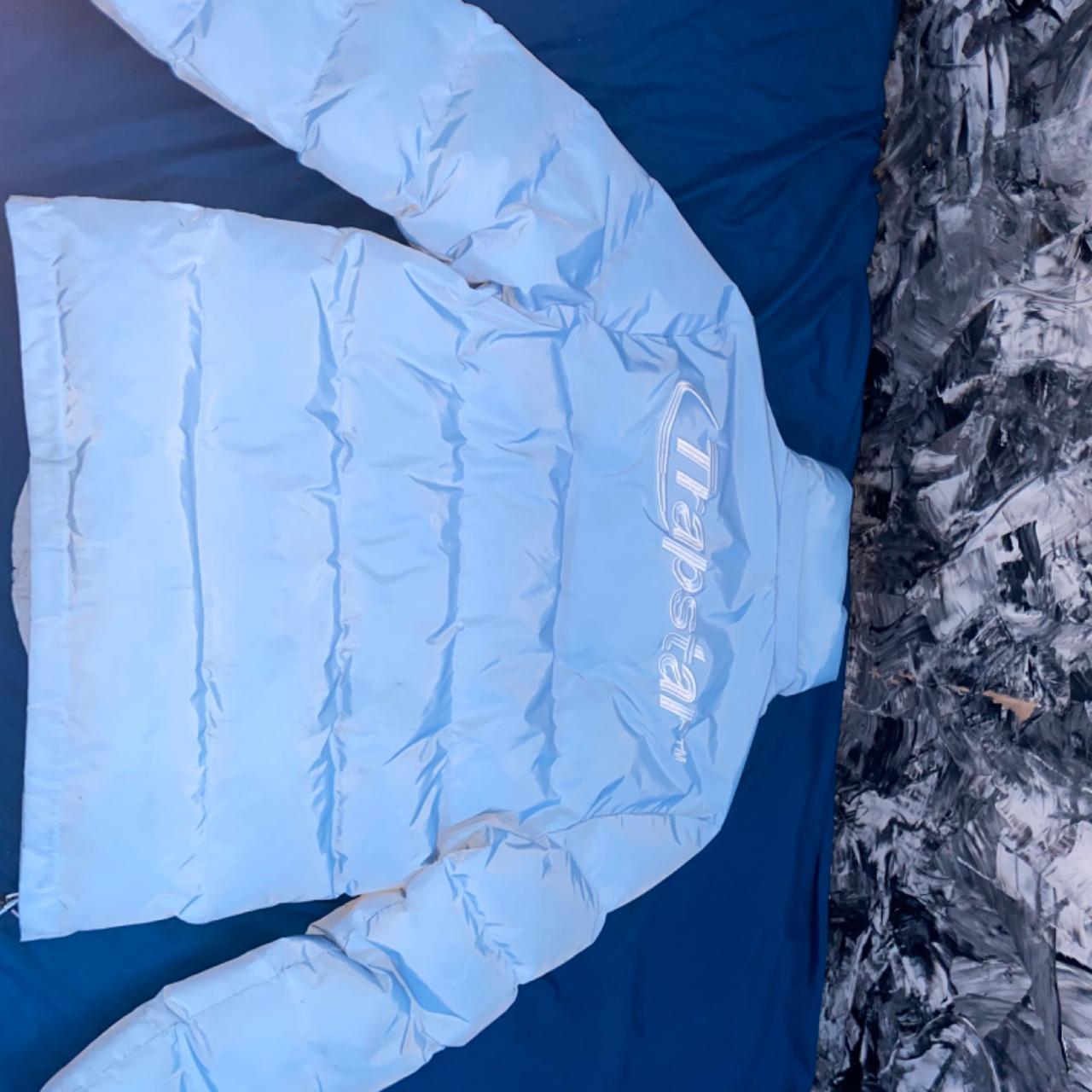 Trapstar hyperdrive puffer Ice Blue Comes with... - Depop