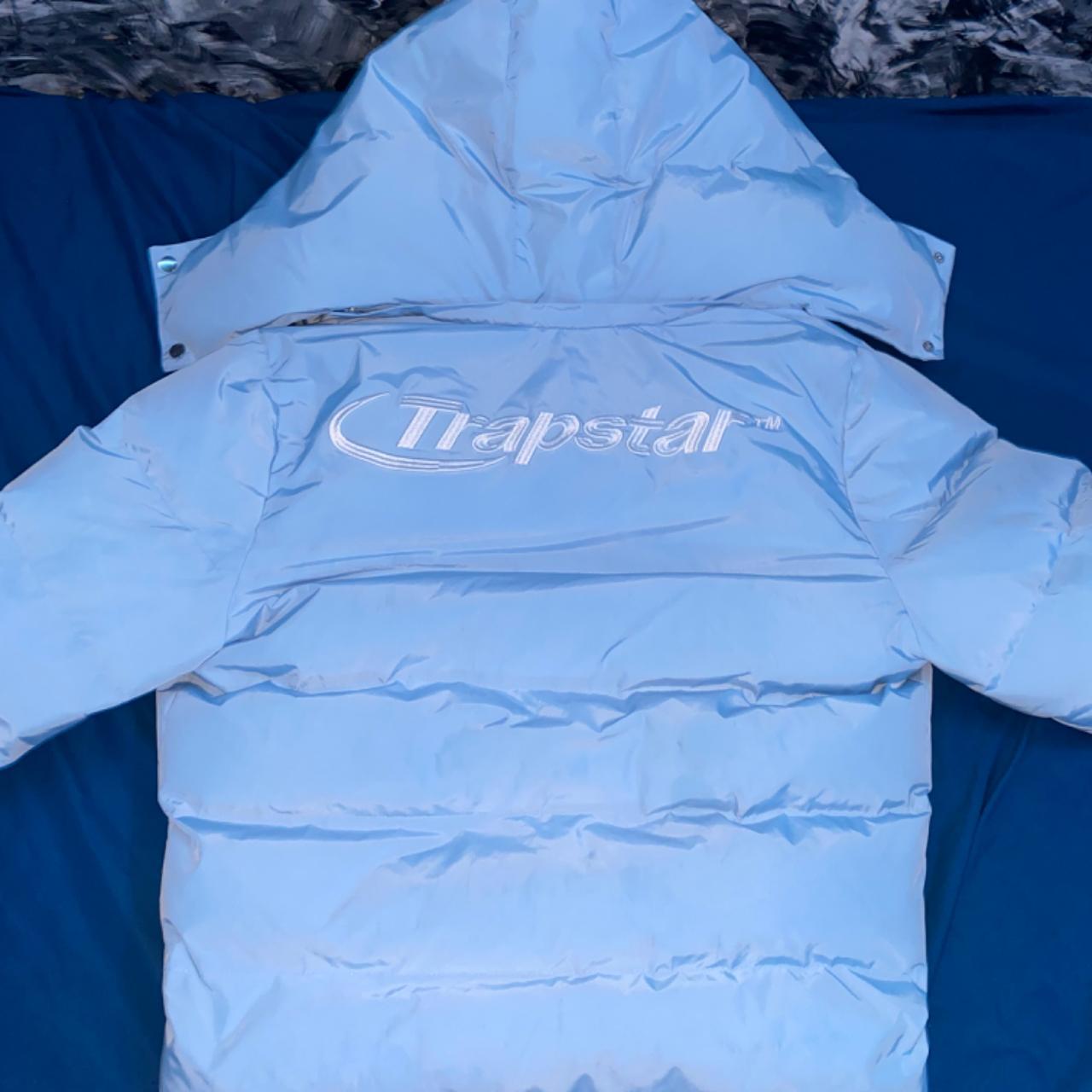 Trapstar hyperdrive puffer Ice Blue Comes with... - Depop