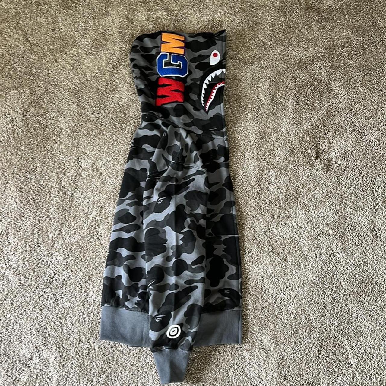 Black Camo Bape Jacket Full-Zip #bapejacket #wgm... - Depop