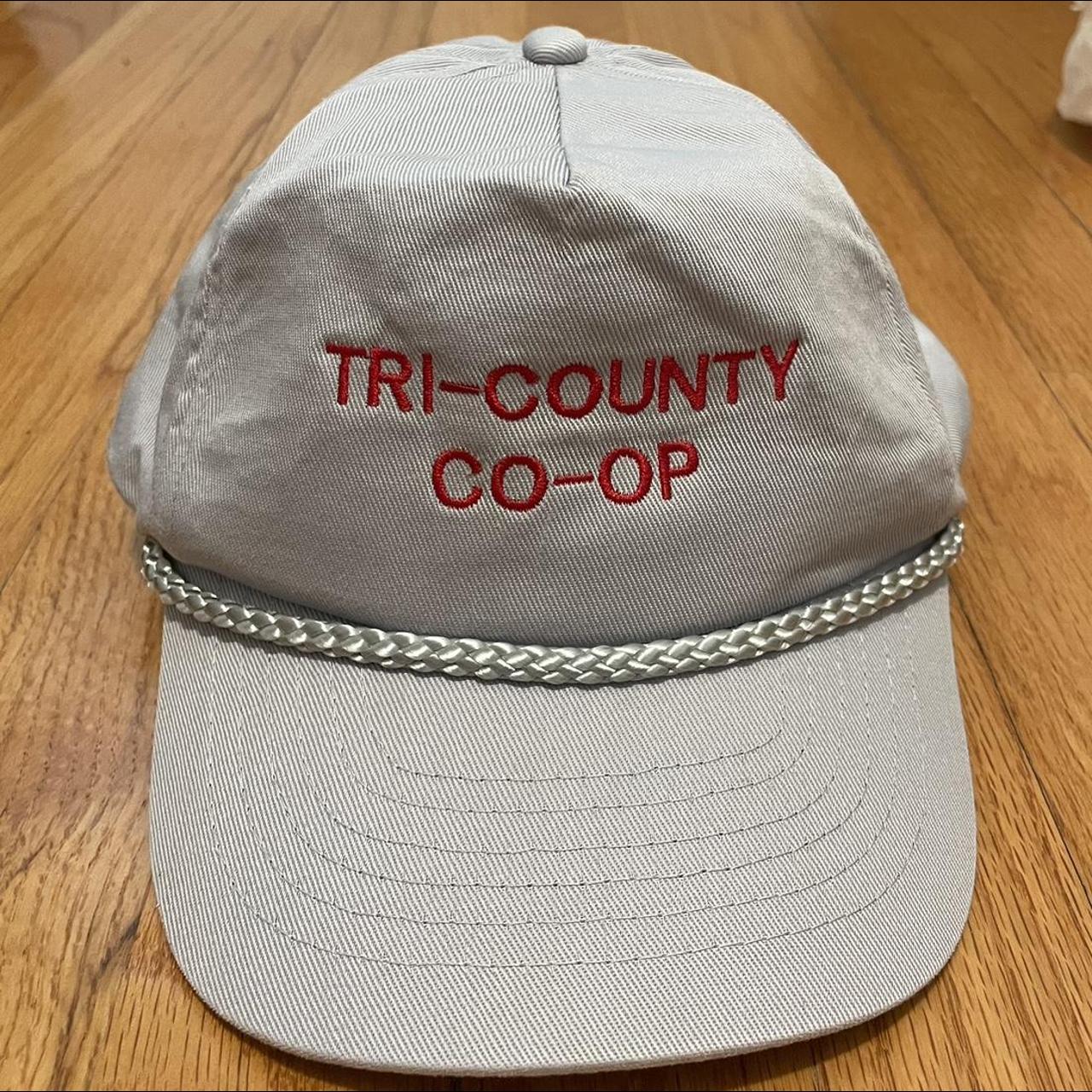 Vintage “Tri-County co-op” corded hat One size... - Depop