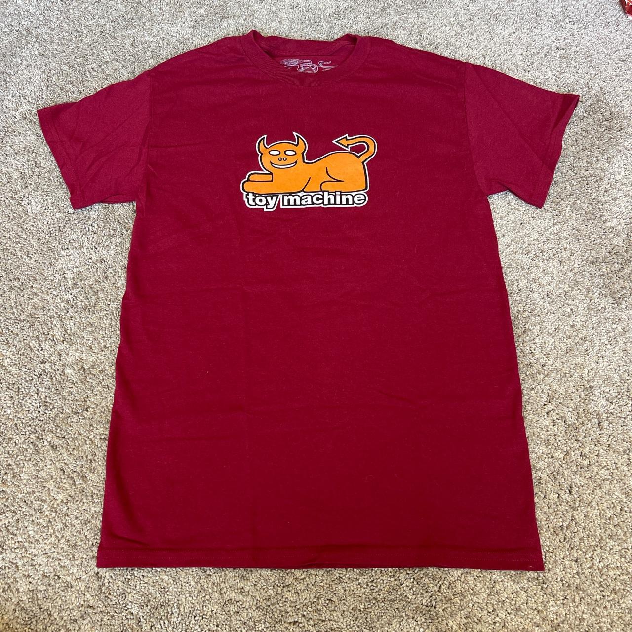 Toy Machine Devil Cat logo t-shirt. Men’s size small. - Depop Toy Machine Devil Cat logo t-shirt. Men’s size small. - Depop
