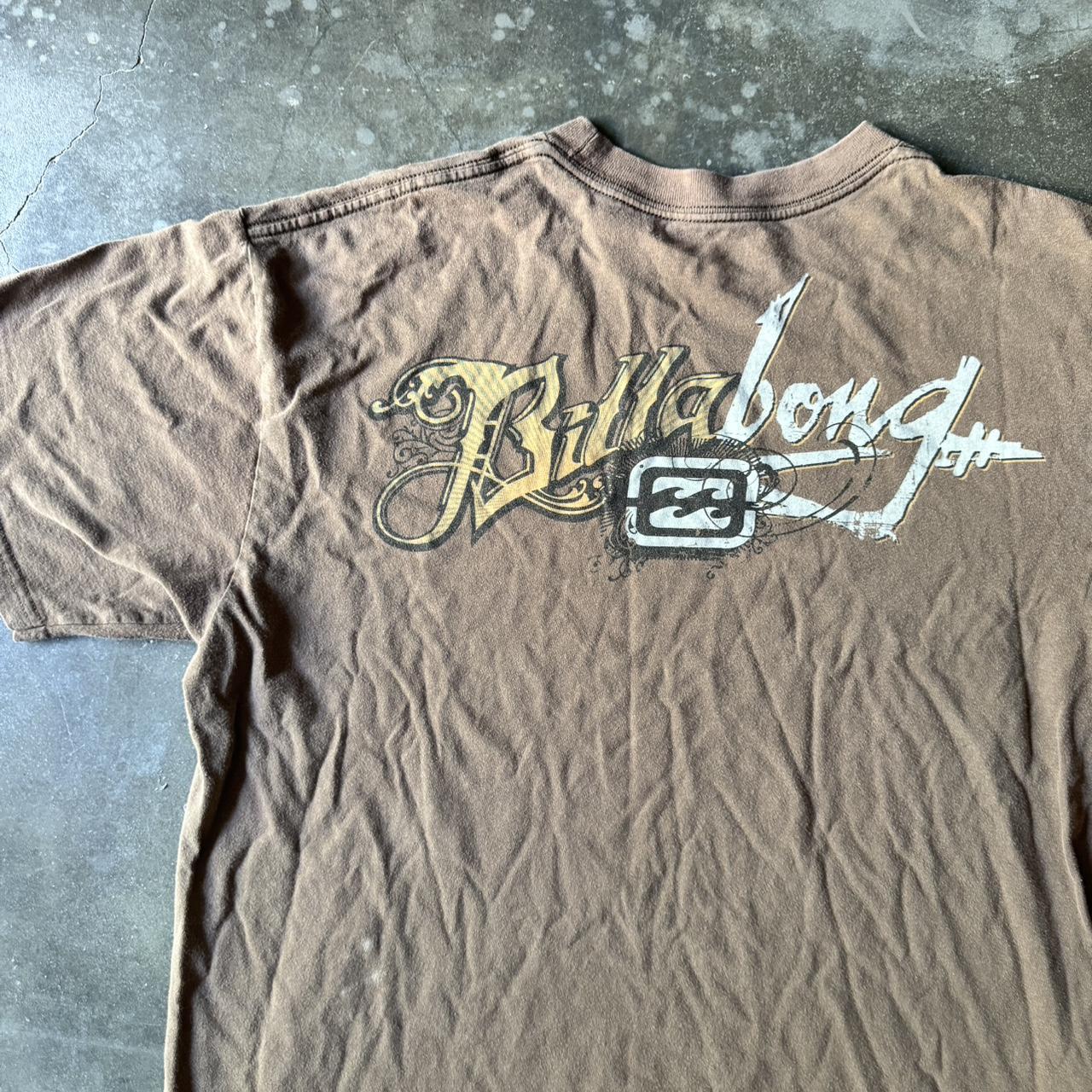 y2k billabong double sided skater / surfer tee ... - Depop