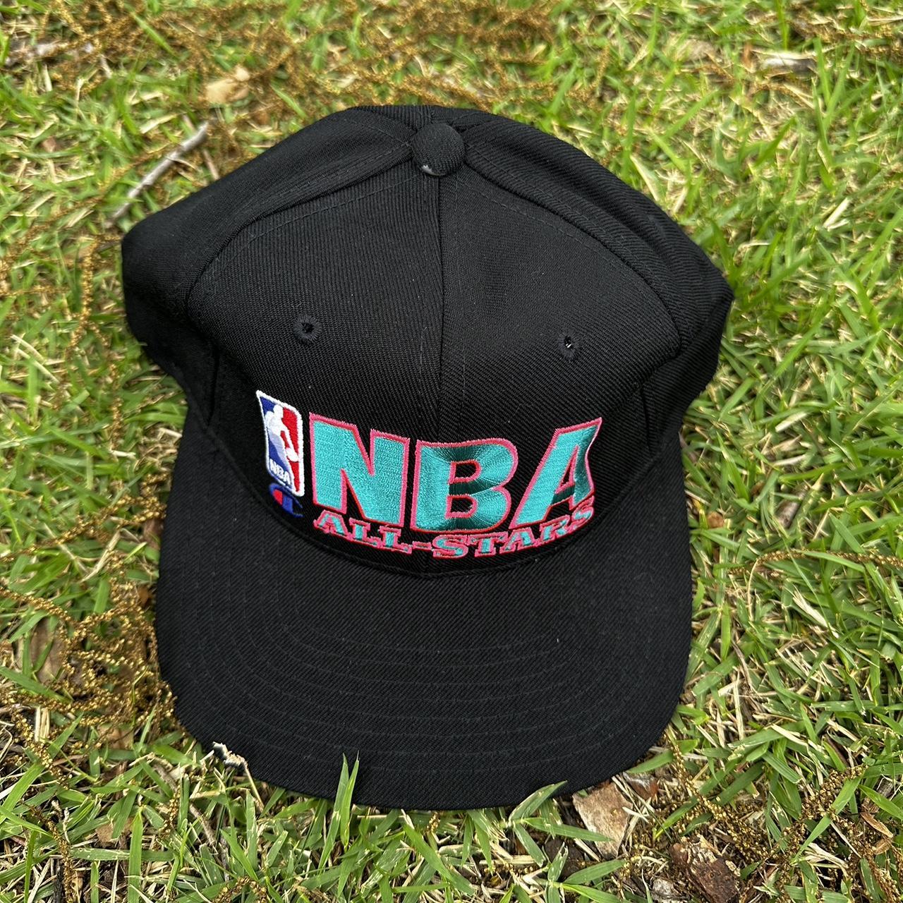 Vintage NBA ALL STAR Champion SnapBack hat Flaw on... - Depop