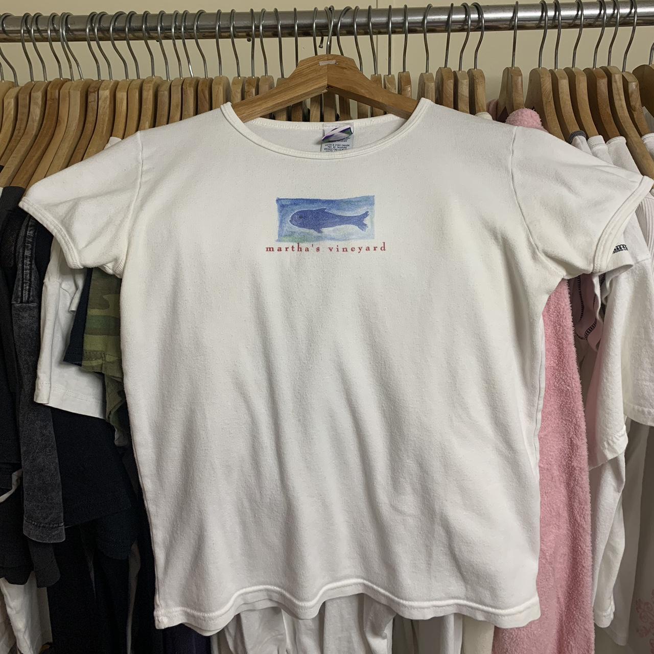 Martha’s Vineyard cute fish baby tee Size medium... - Depop