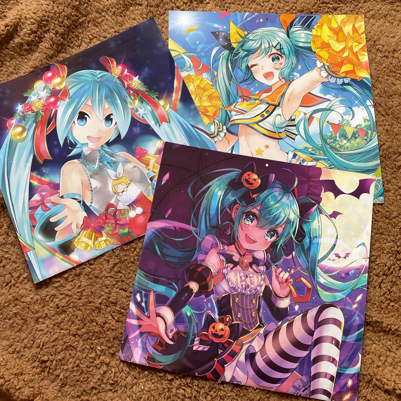 13 VOCALOID POSTERS from calendar. each measures... | Depop