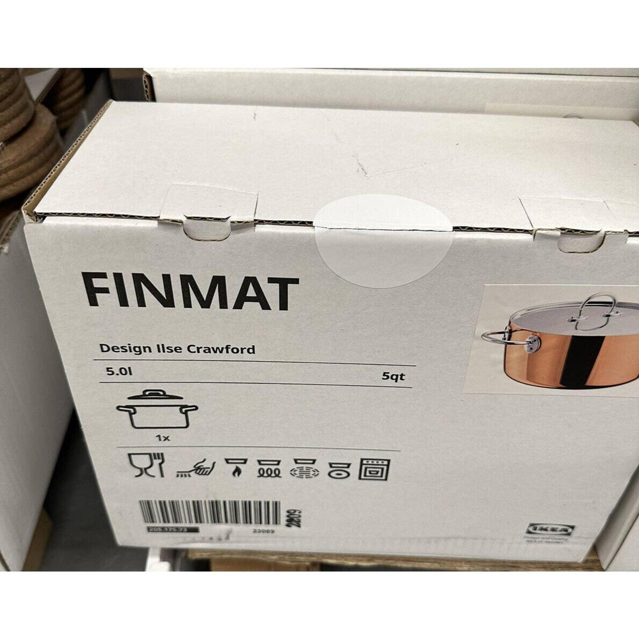 NEW IKEA FINMAT Copper Stainless Steel Pot 5 quart... - Depop