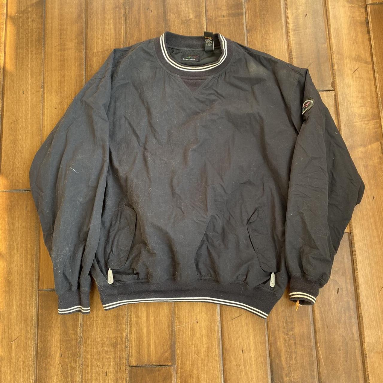 Greg Norman Collection Men's Black Sweatshirt | Depop