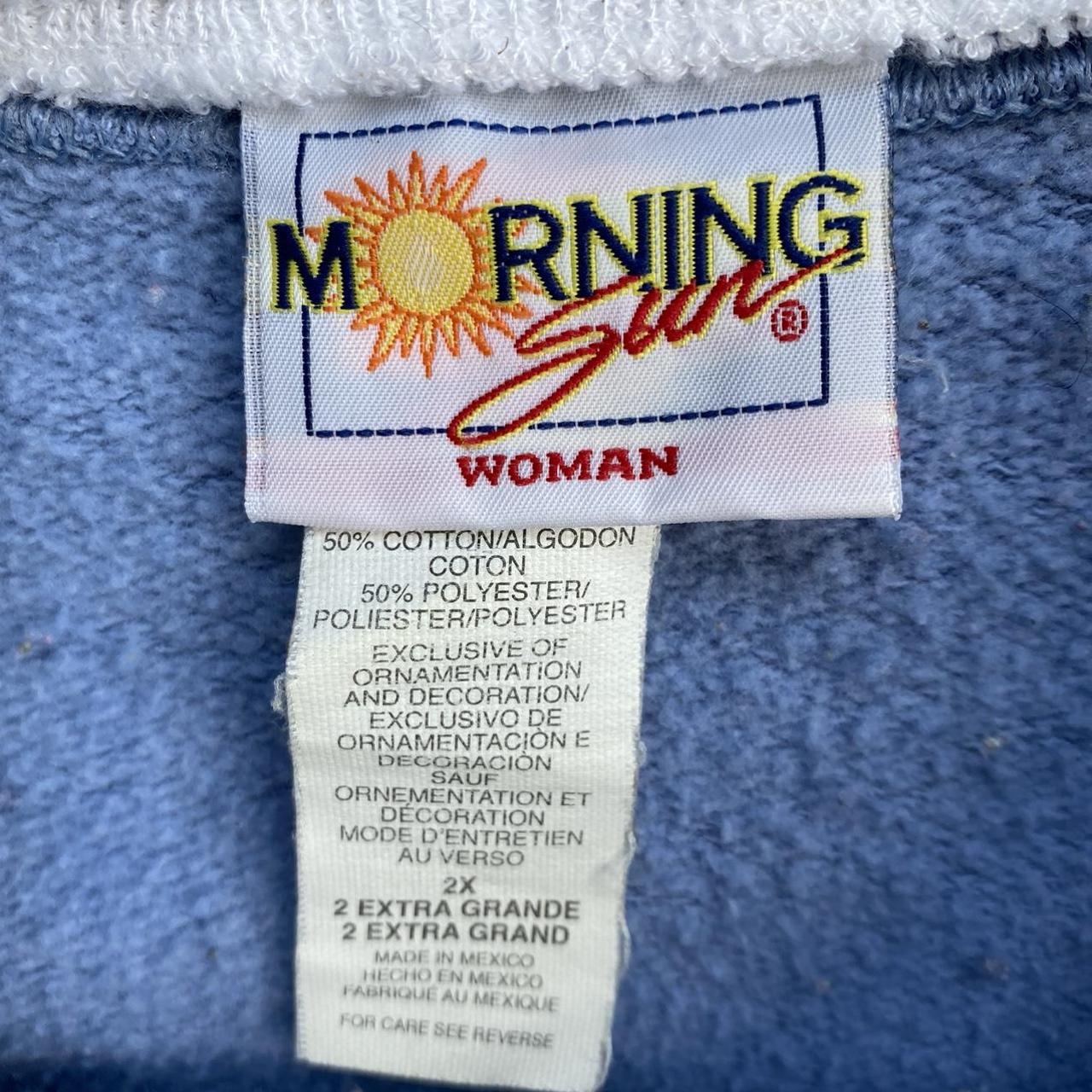 Vintage Morning Sun Sky Blue Christmas Cozy Cottage... - Depop