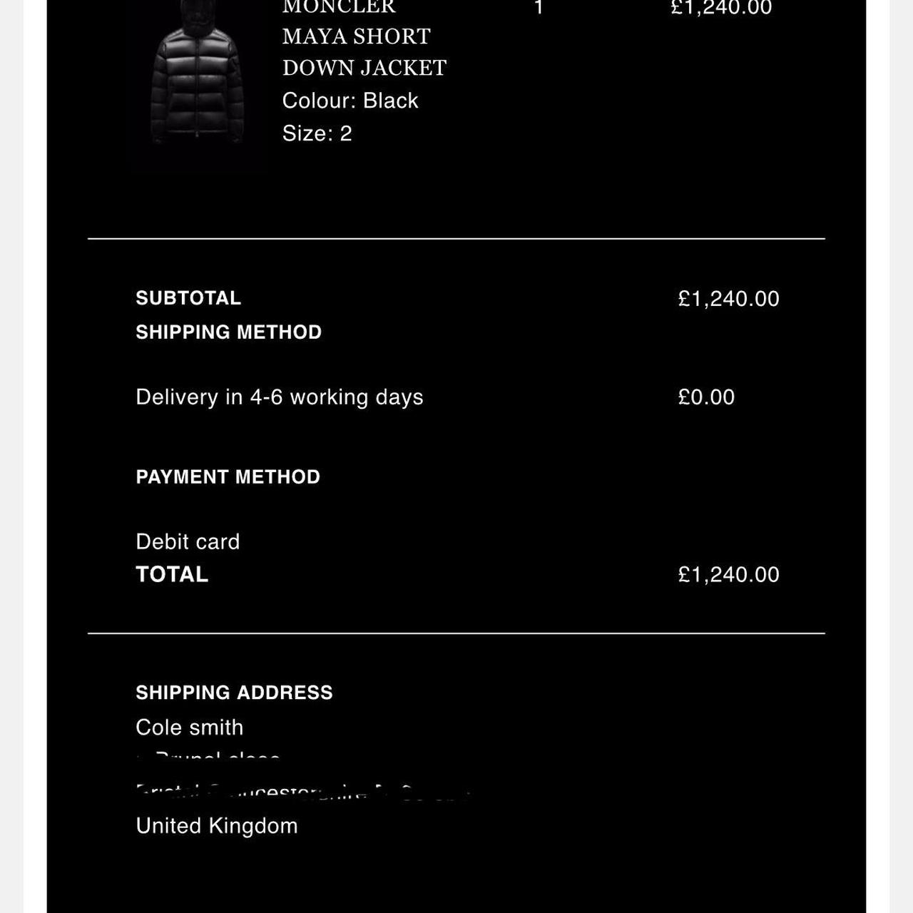 MONCLER MAYA •Authentic & scannable with receipt +... - Depop