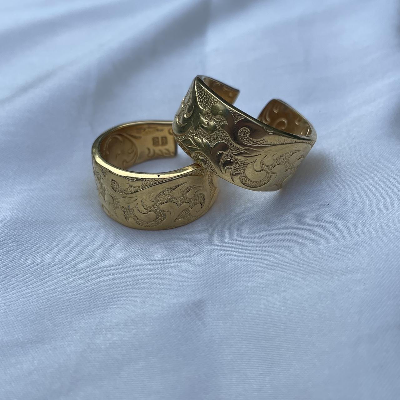RESTOCKING SOON. handmade gold spoon ring made by... - Depop