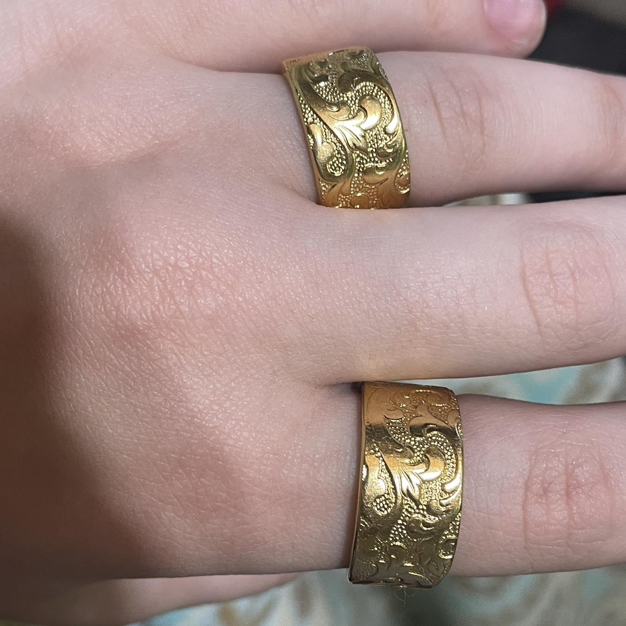 RESTOCKING SOON. handmade gold spoon ring made by... - Depop