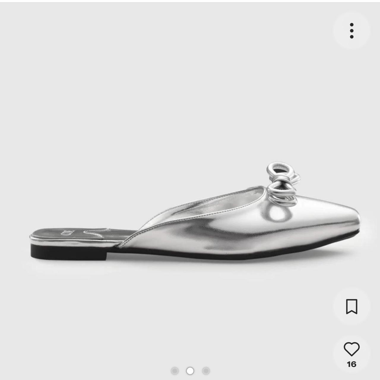 Cider Bow Square Mary Jane Flats - Sz 38 BNWT - repop - Depop