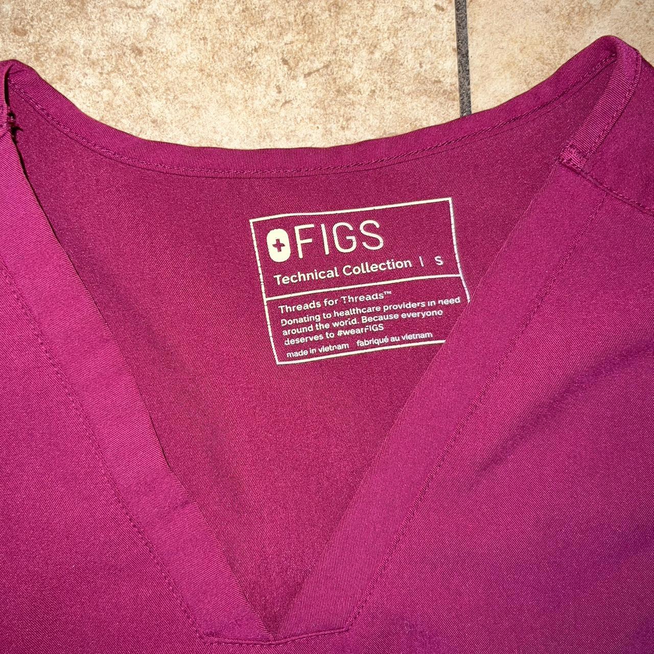 Pink Figs Scrubs Set Size Small - Depop
