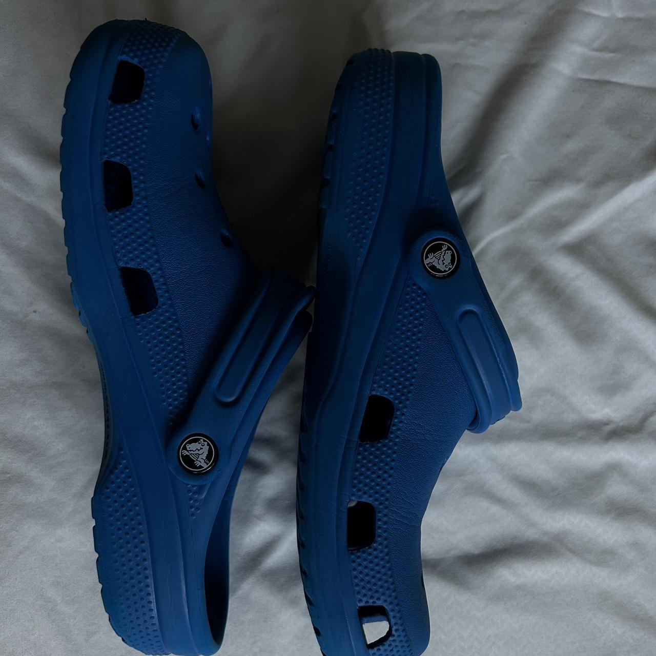 Gently worn blue crocs. - Depop