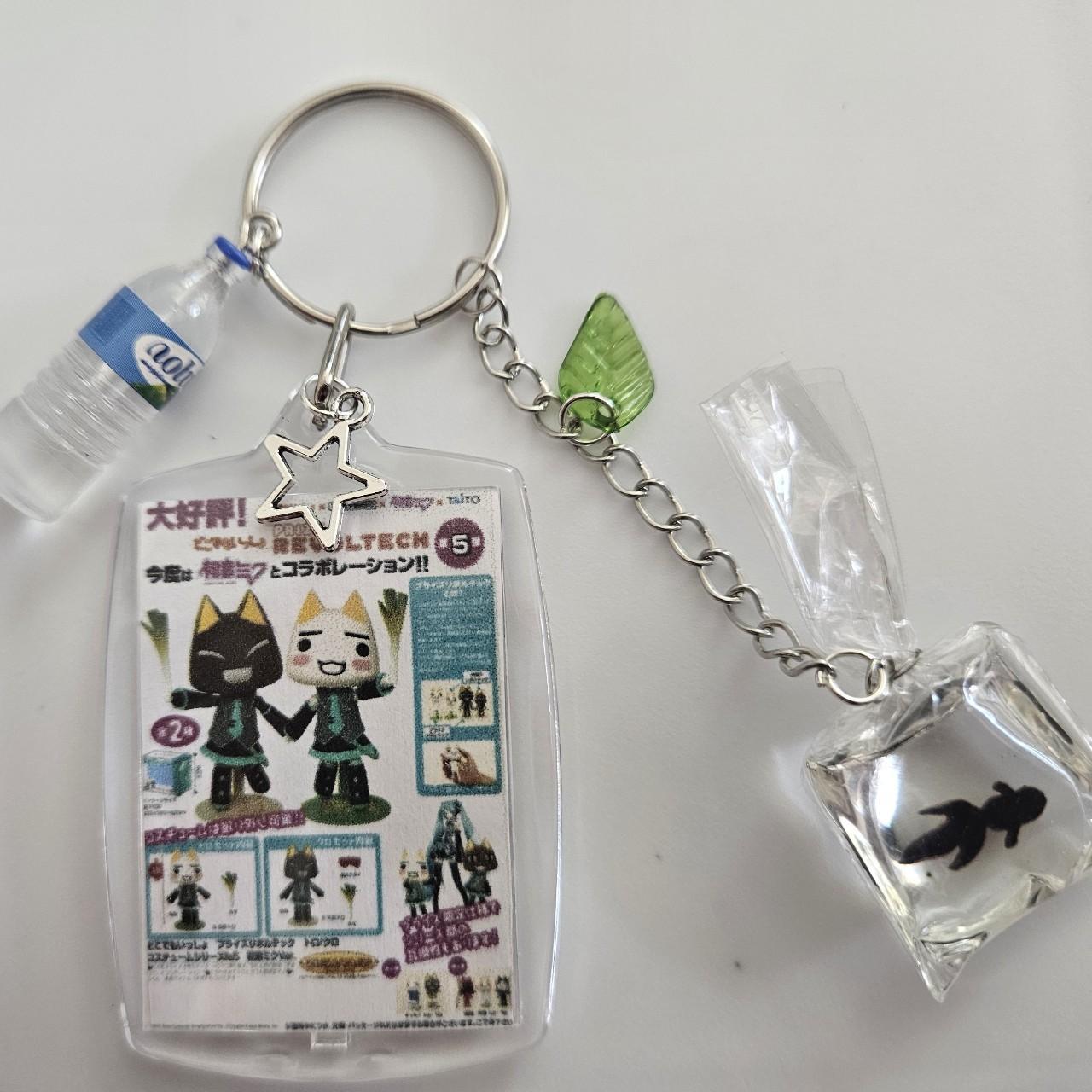 Miku Toro and Kuro keychain 🐈 🐈‍⬛ ☆ handmade! ☆... - Depop