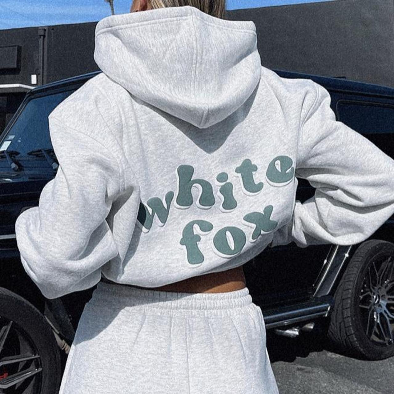white fox 4th edition oversized hoodie smoke good... - Depop