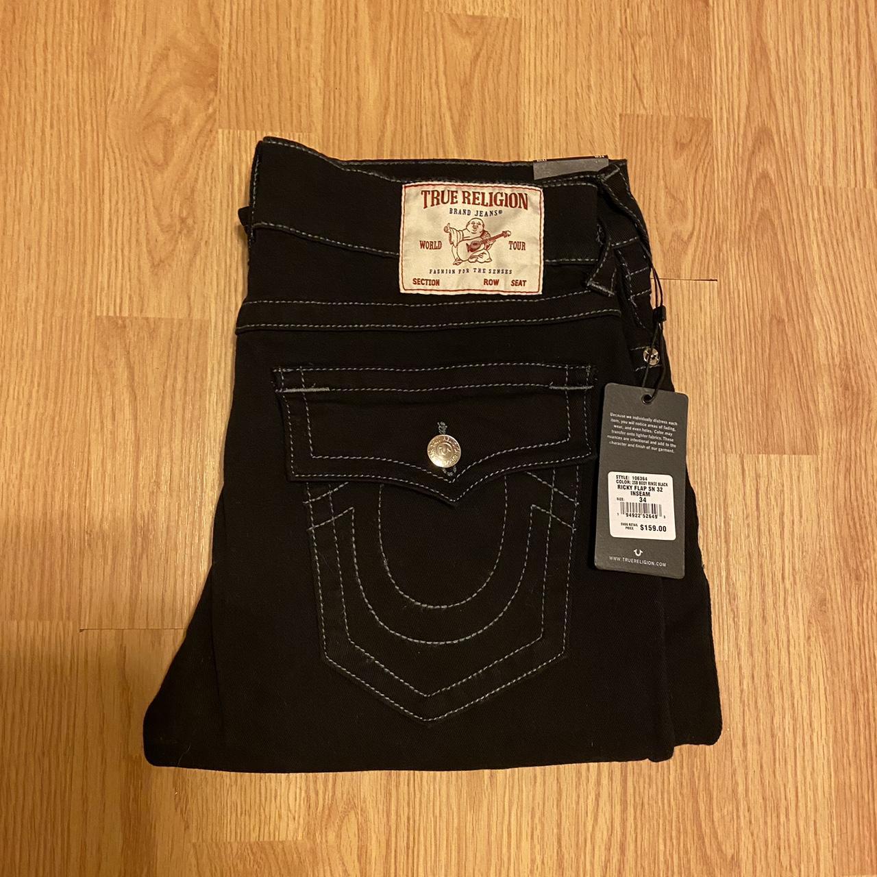 True Religion Ricky Relaxed Straight jeans Size... - Depop