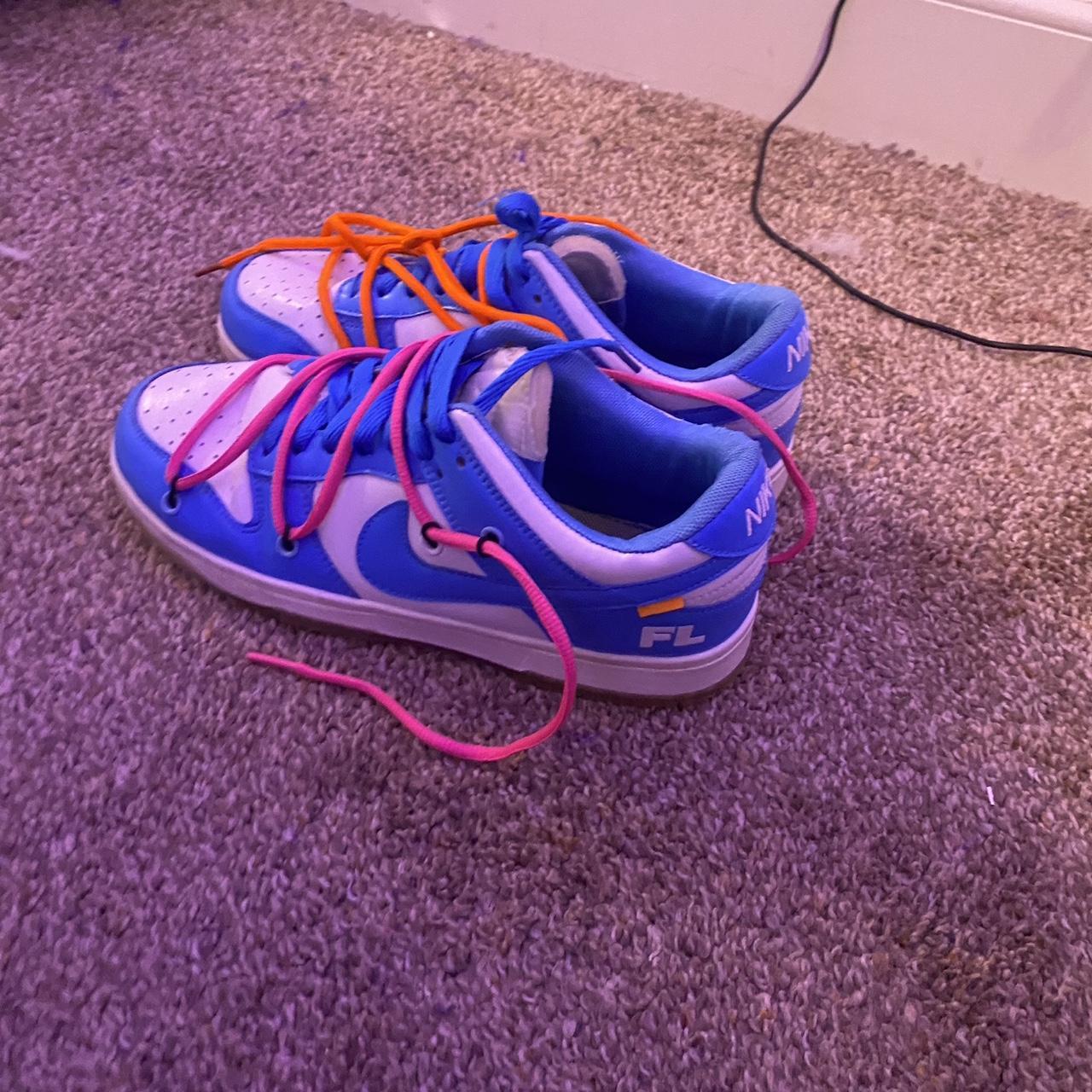 Off-white blue dunk lows #sneakers - Depop