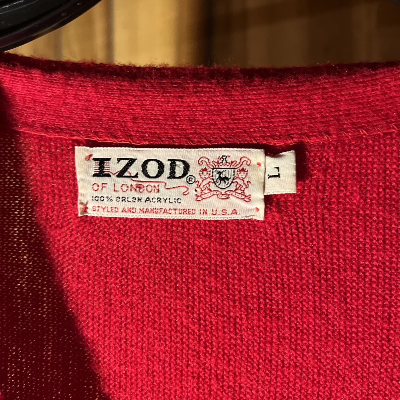 Vintage Izod Lacoste button up Cardigan... - Depop
