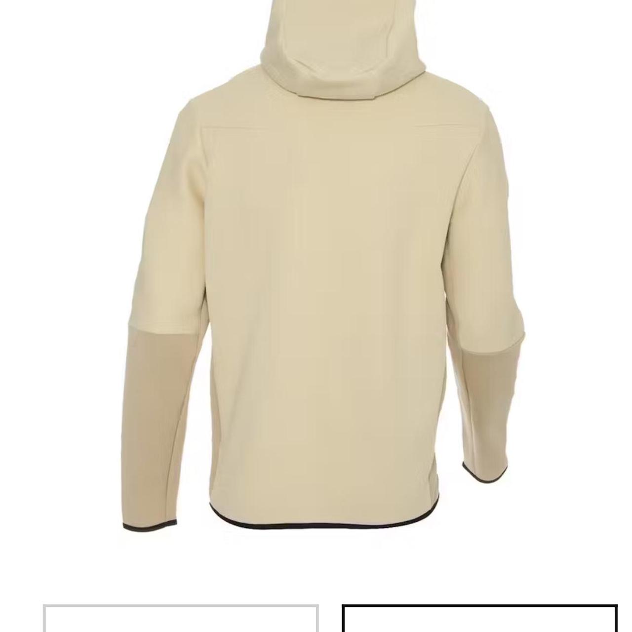 rattan beige tech fleece only worn a few times - Depop