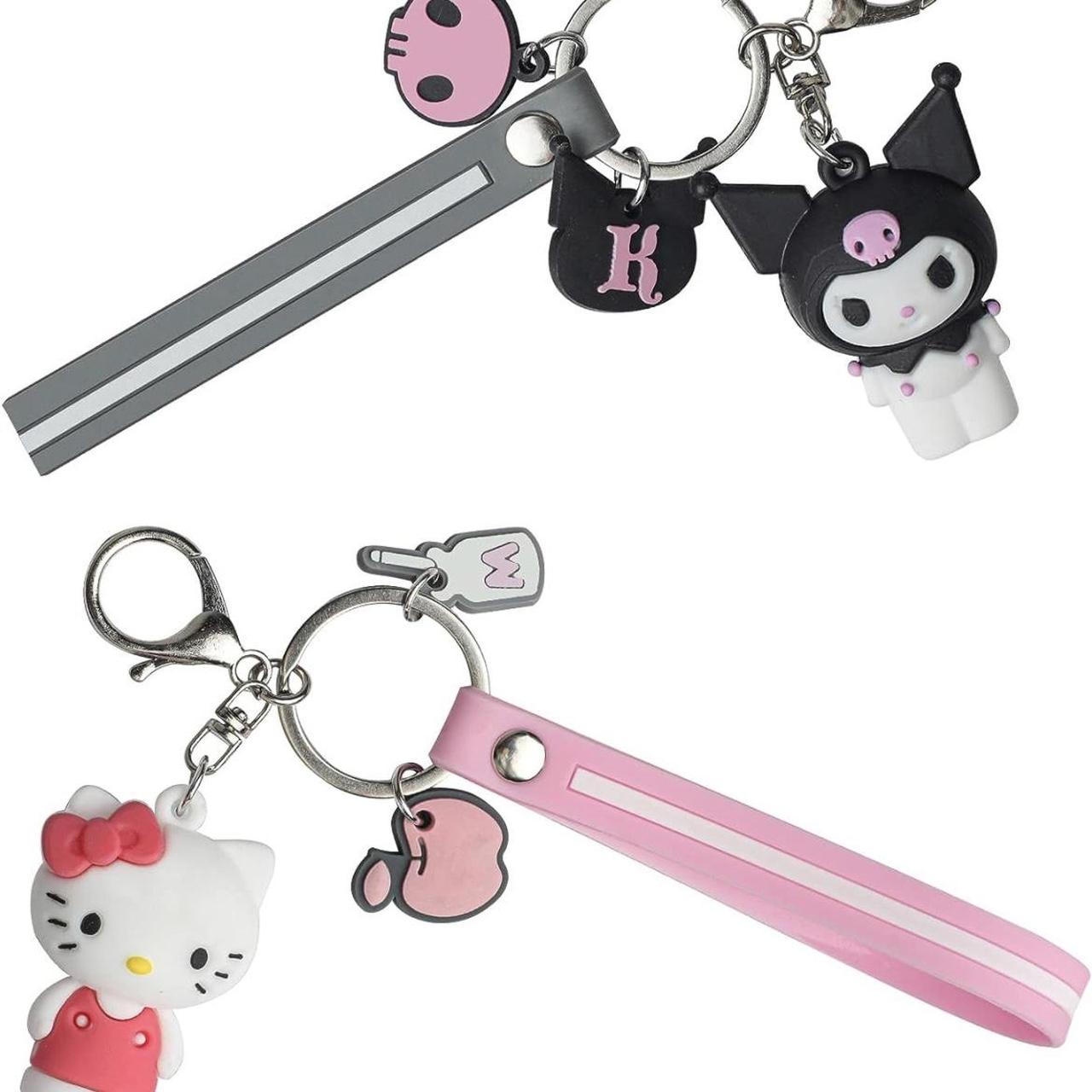hello kitty and kuromi keychain - Depop
