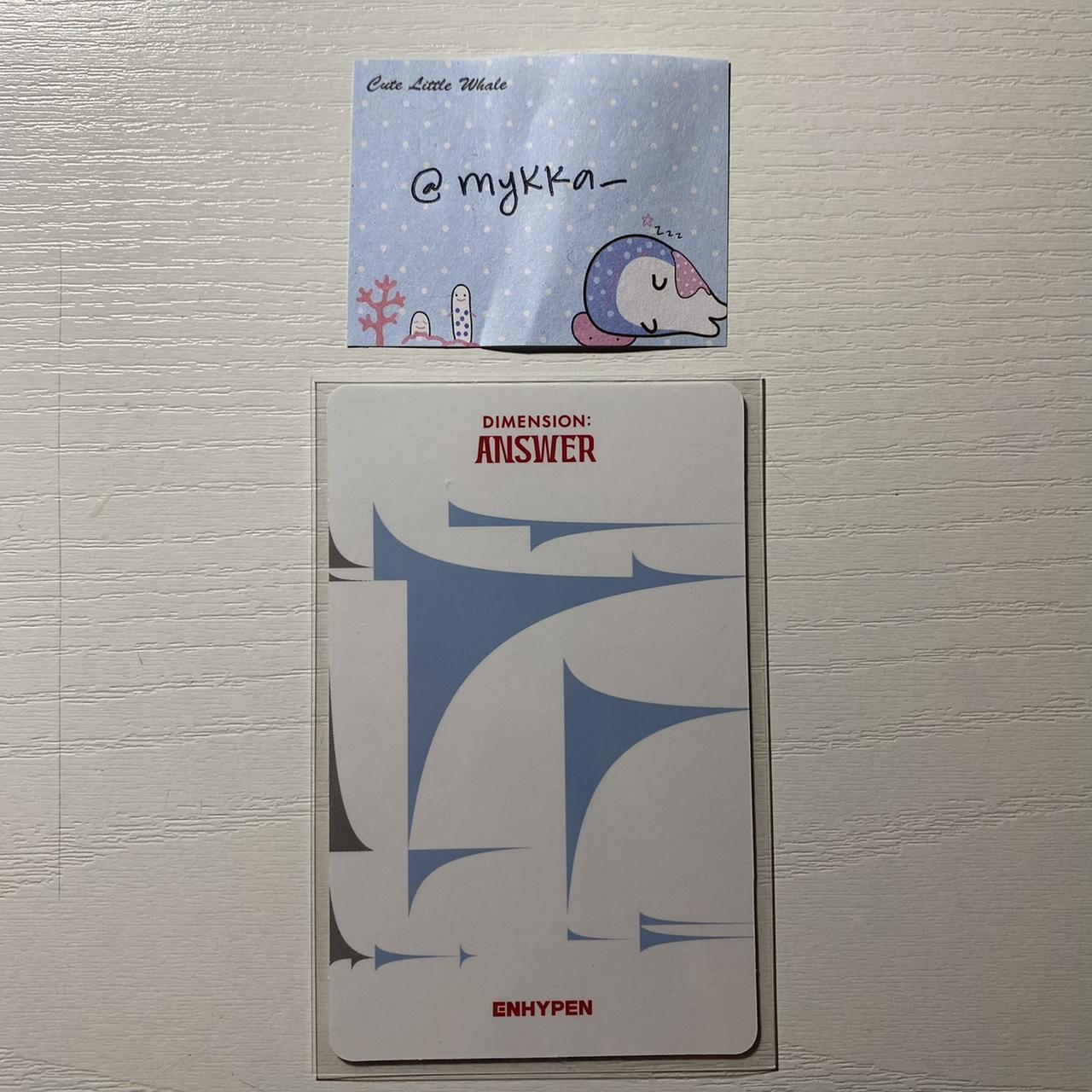 ENHYPEN Dimension: Answer Niki Photocard -new from... - Depop
