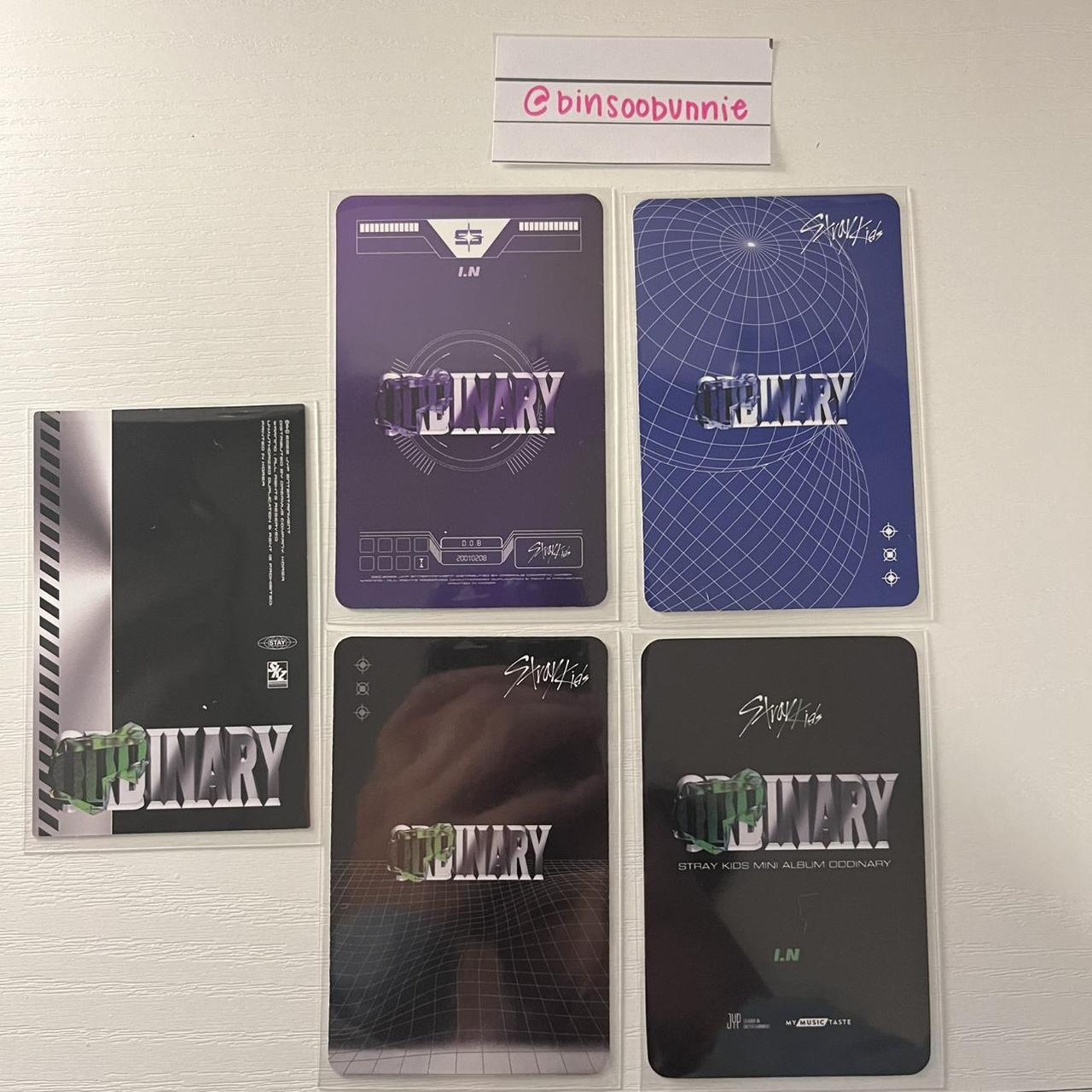 STRAY KIDS I.N Oddinary Photocards -selling as a... | Depop