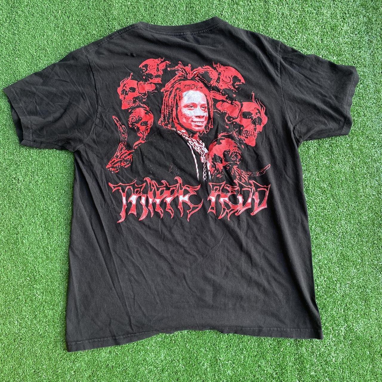 Trippie Red Tee 🔴🔴 Crazy graphic on this one😤 Sz... - Depop