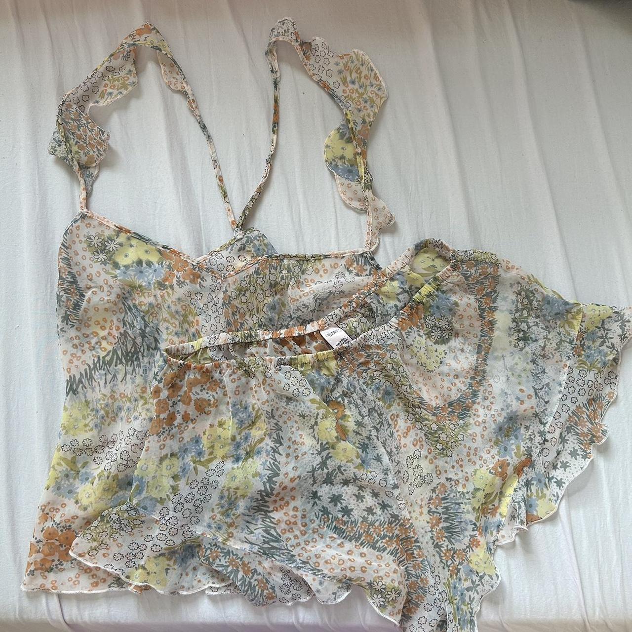 victoria’s secret sheer pj set size small #pajamas... - Depop