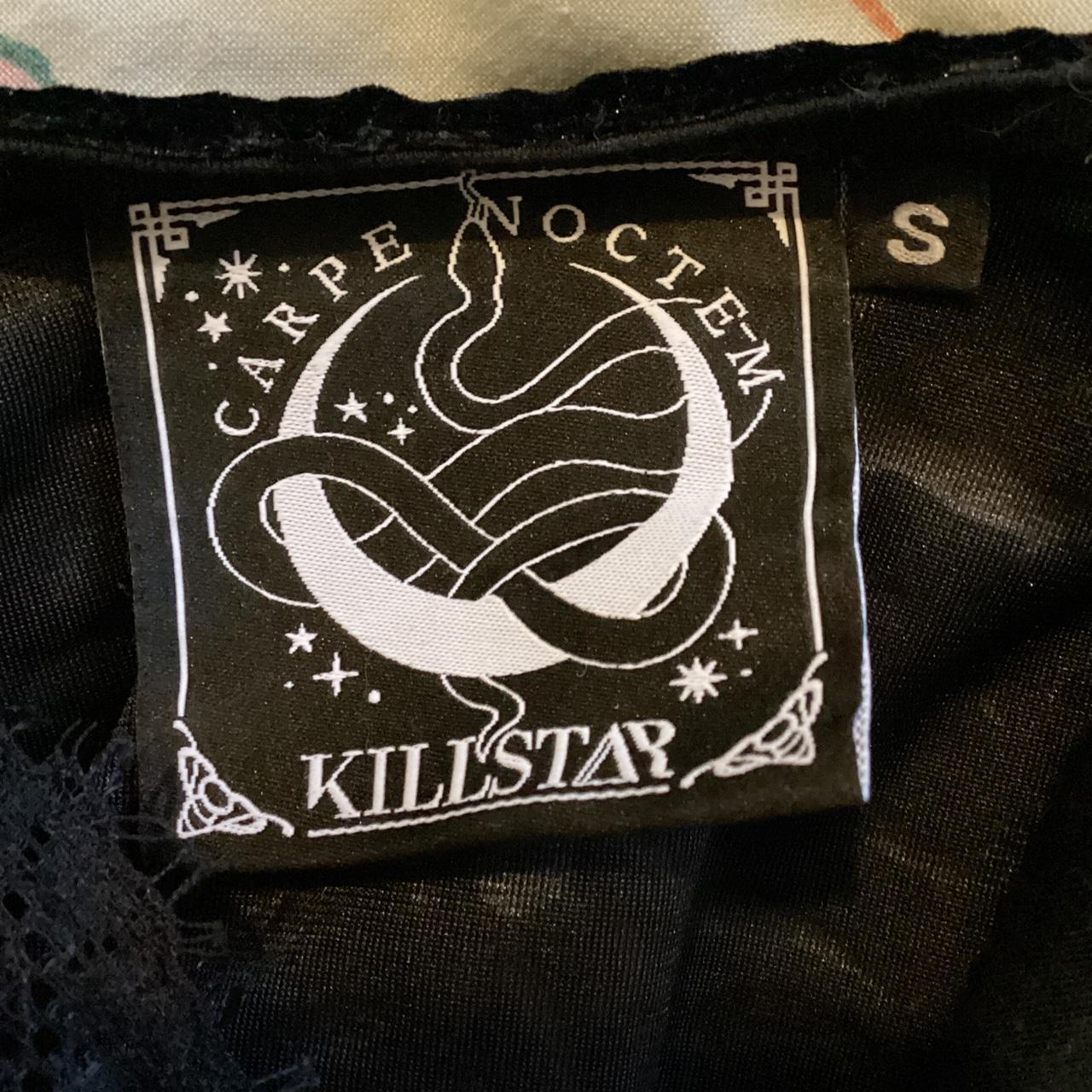 Killstar Women's Black Crop-top | Depop
