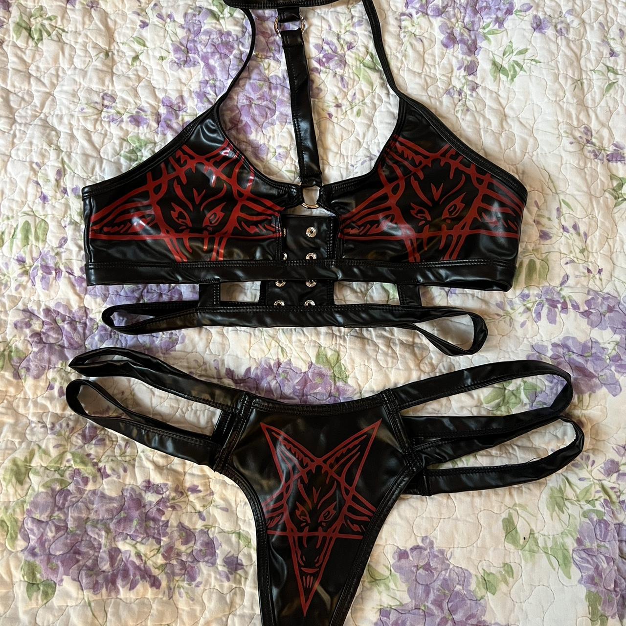 Killstar raise hell set worn once or twice for... - Depop