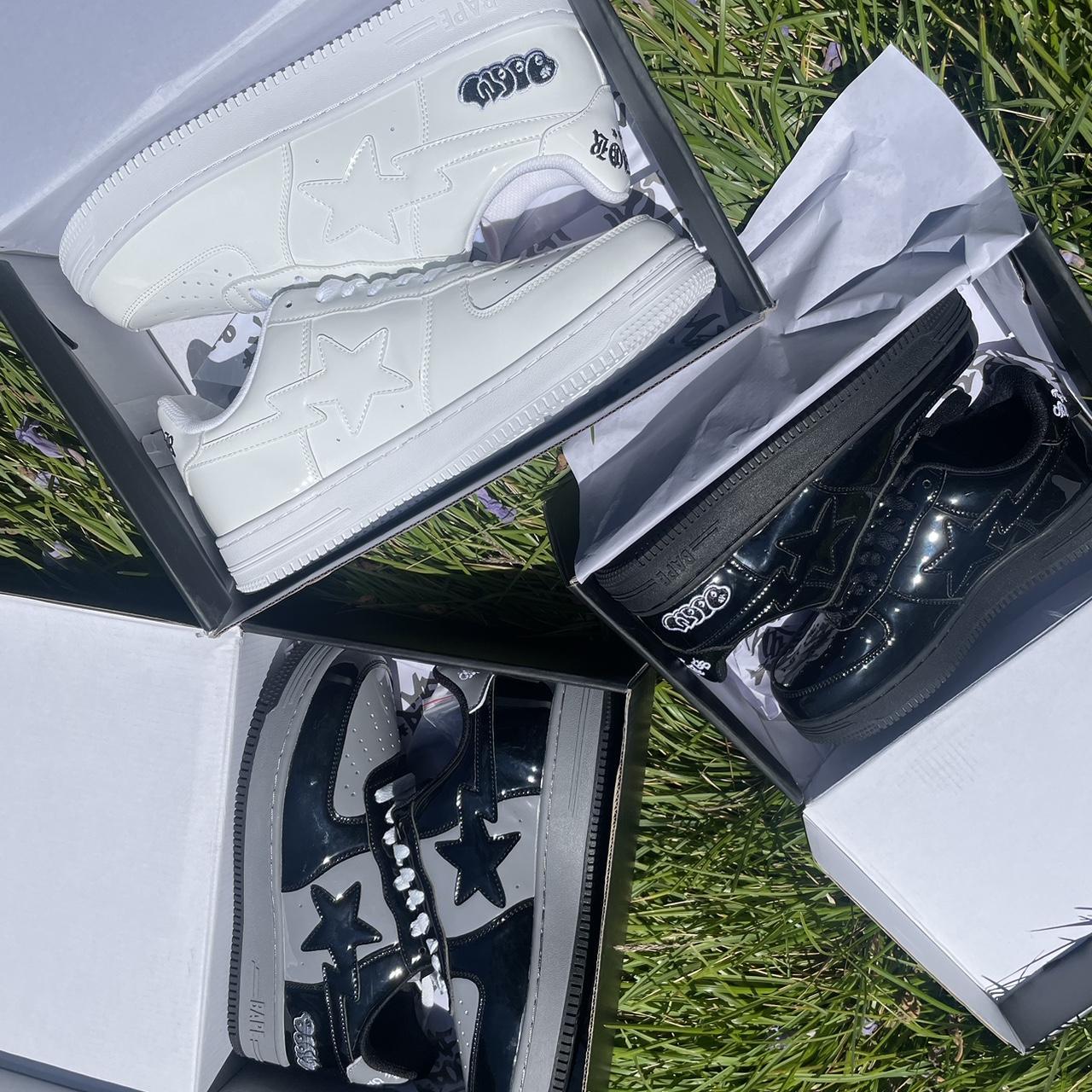 MF DOOM BAPESTAS (All black) “Dusk” (All white)... - Depop