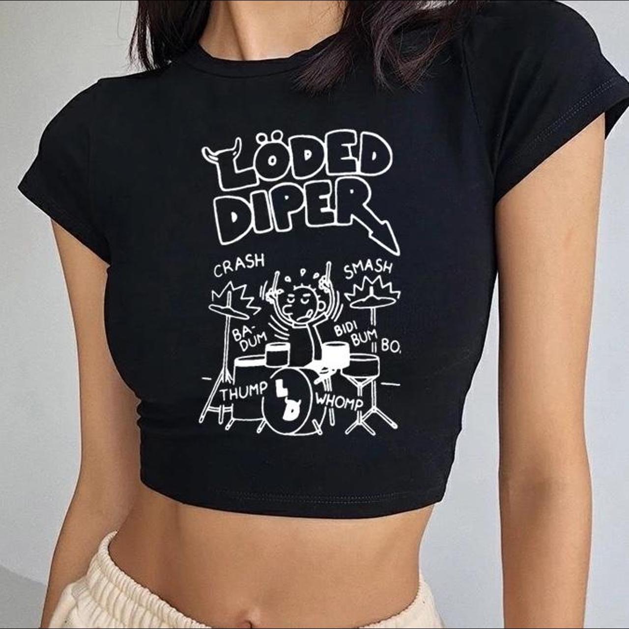 loaded diaper diary of a wimpy kid band baby tee... - Depop