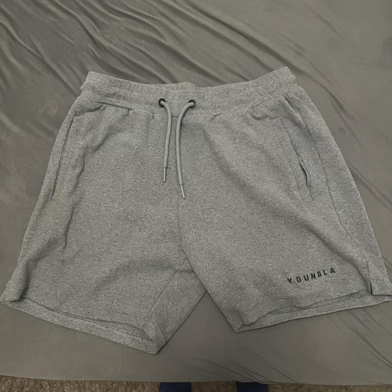 YOUNGLA shorts for men Size large Perfect... - Depop