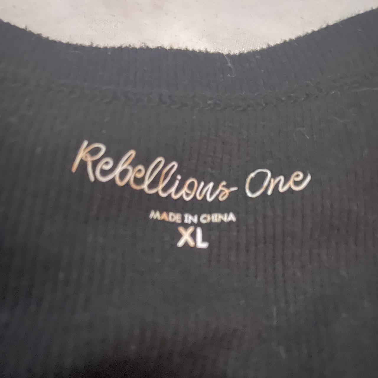 cyber y2k butterfly Rebellious One tank top • super... - Depop