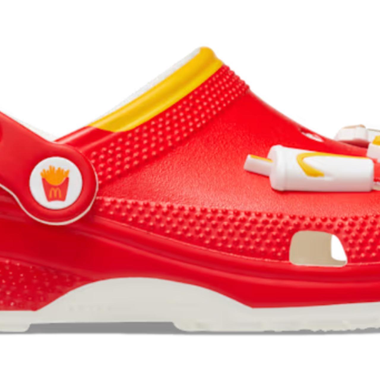 Crocs X Mcdonalds Unisex Classic Clog Red - UK Mens... - Depop