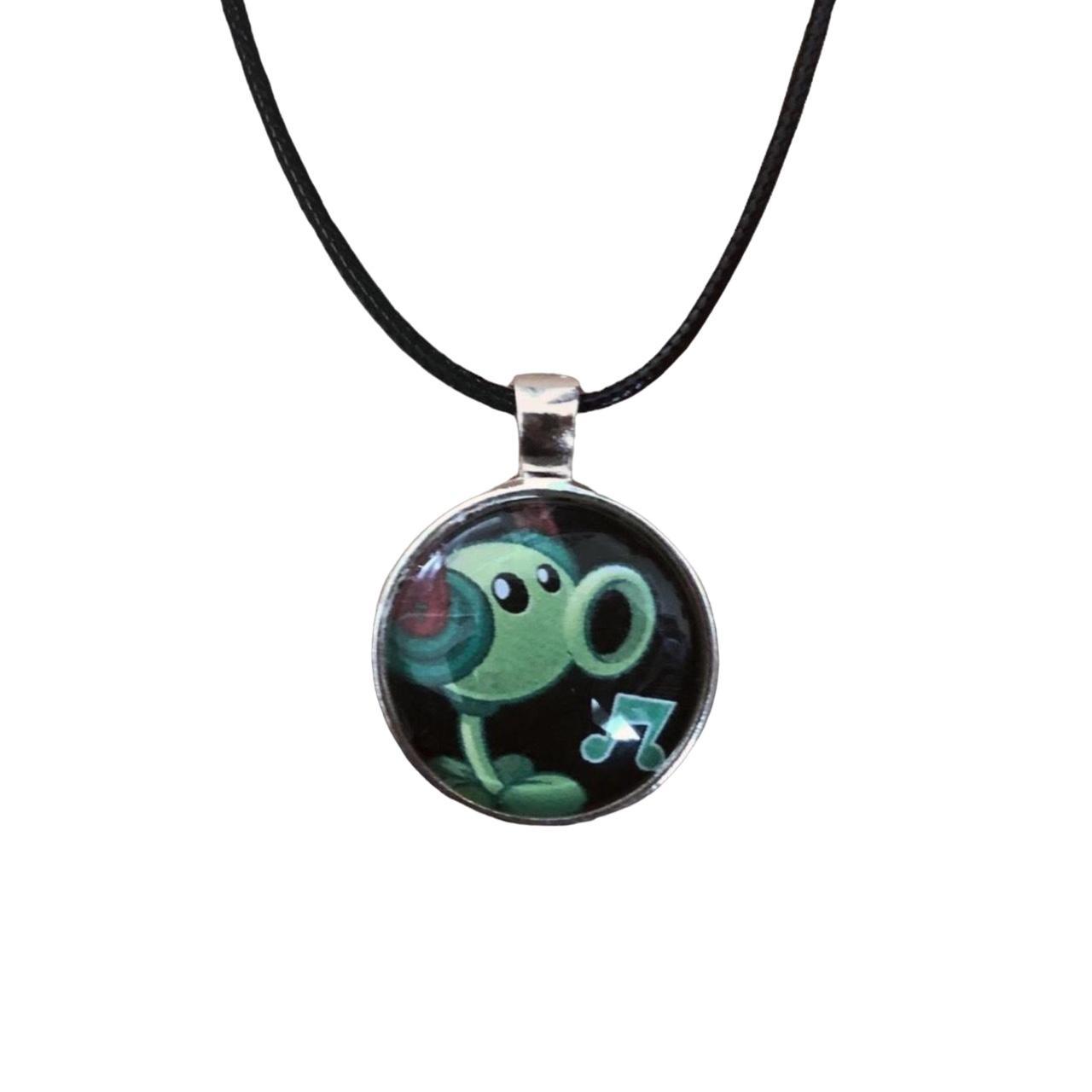 plants vs zombies pendant necklace - pendant is 1... - Depop