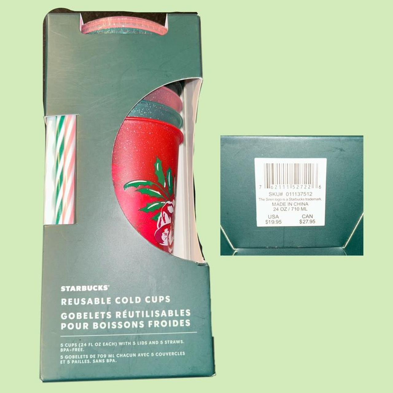 Reusable original limited edition cold cup starbucks... - Depop