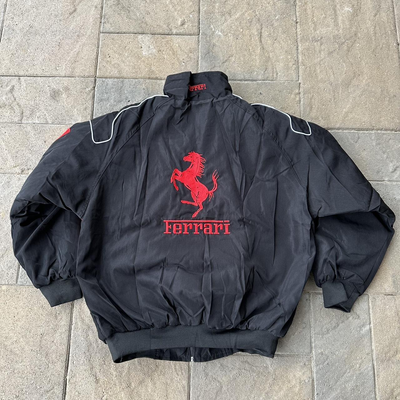 New Ferrari F1 Race Jacket Mens Size XL Quilted... - Depop