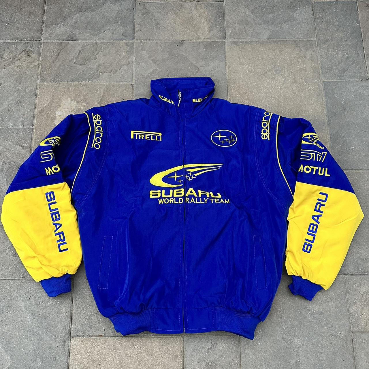 New Subaru WRX STI Rally Series Race Jacket F1 Mens... - Depop