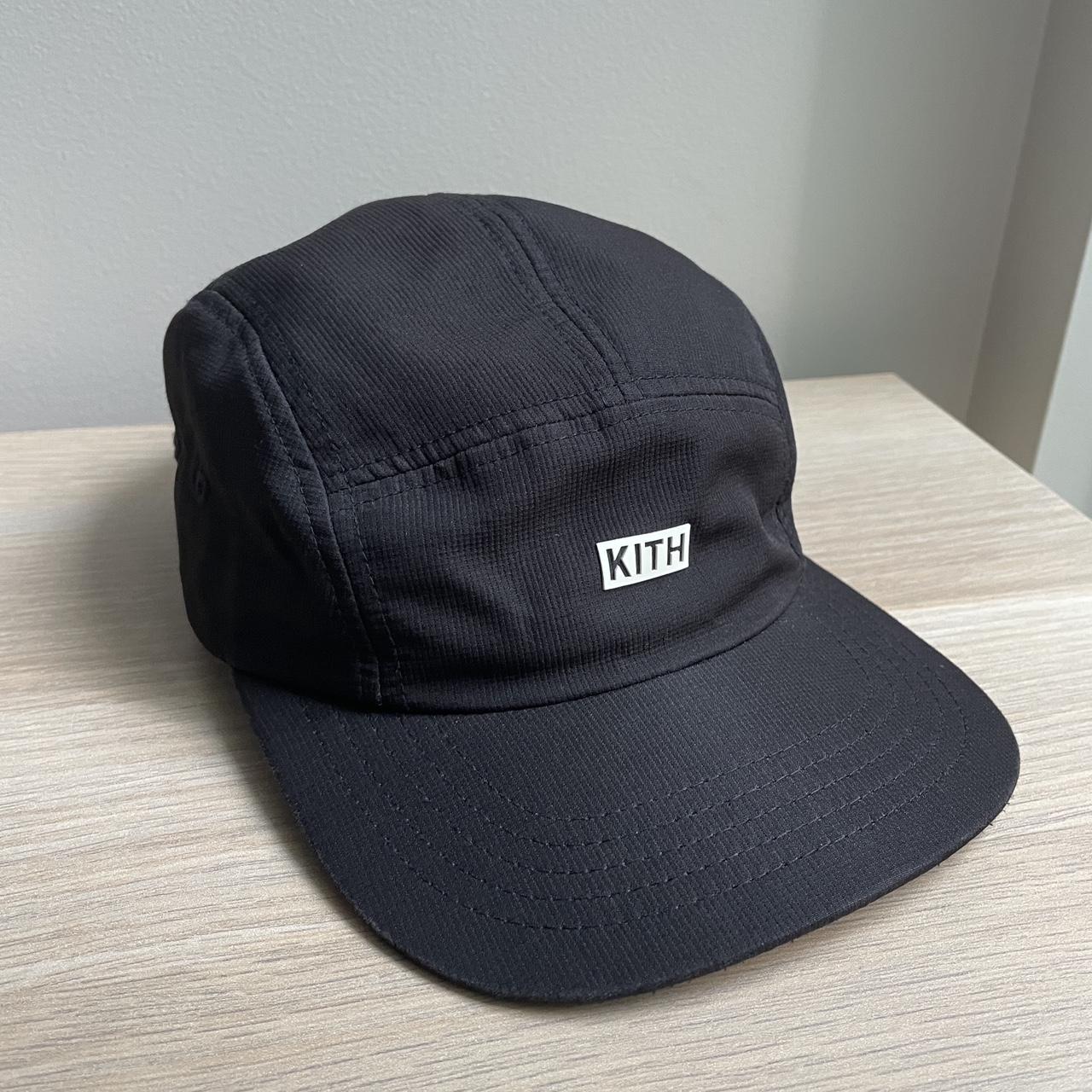 Kith black camp hat overall in decent condition.... - Depop