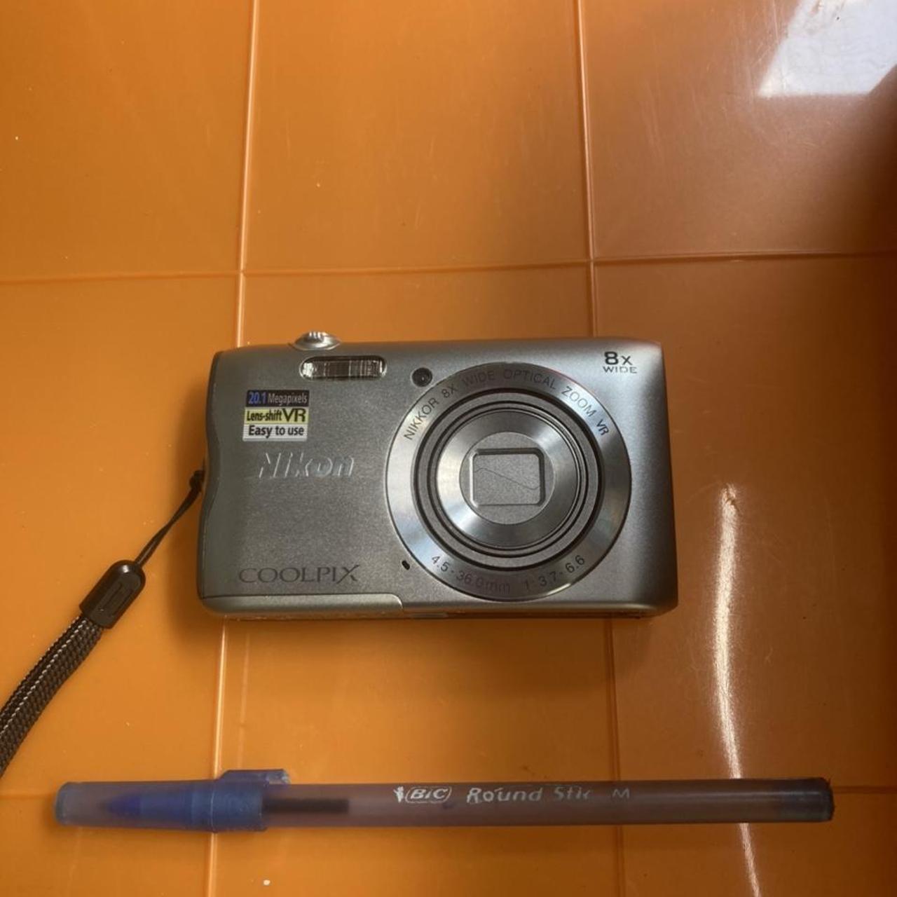 Nikon Coolpix A300 Silver Digital Camera 20.1... - Depop